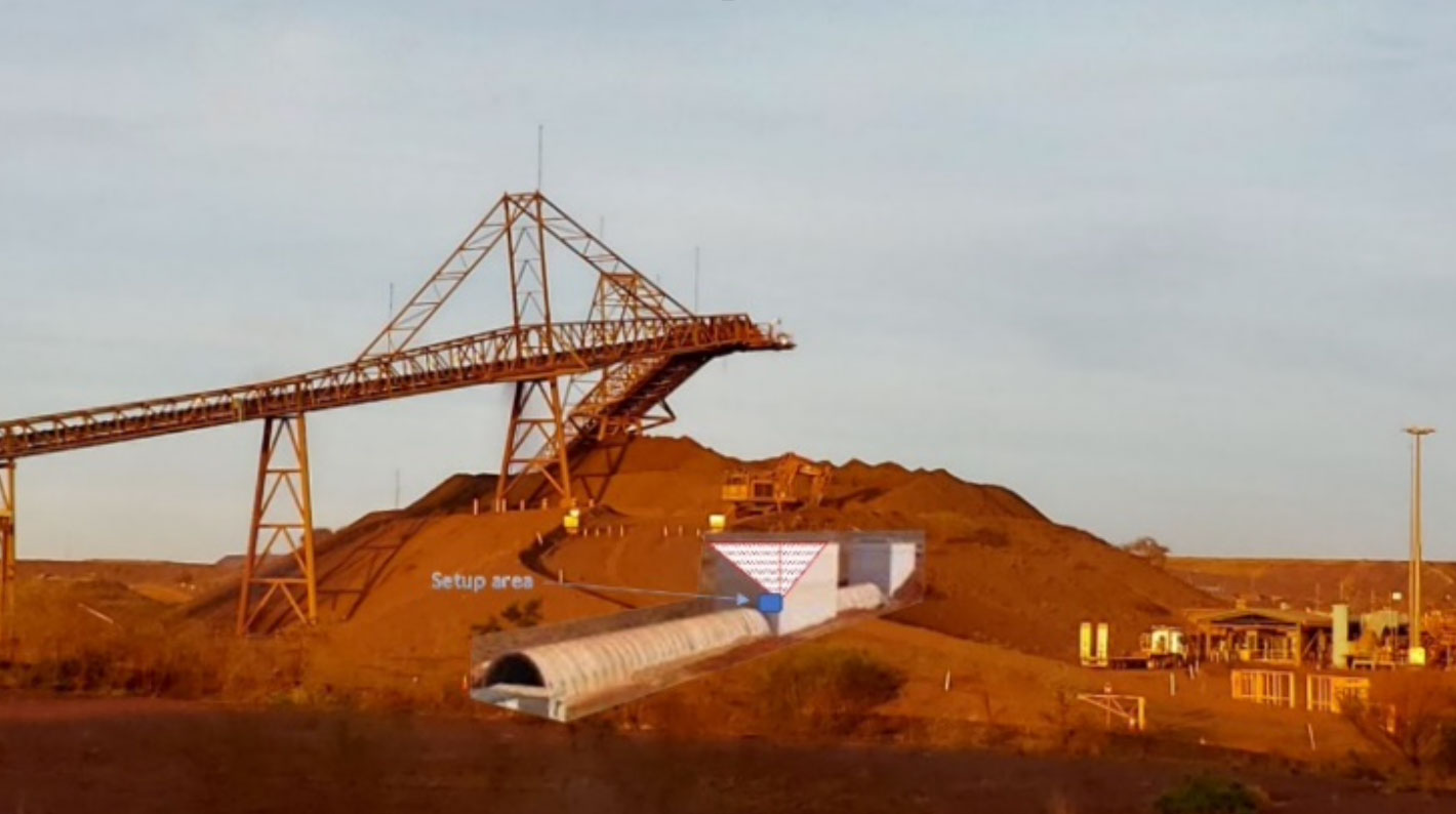 Successful remote 3D scan of iron ore chute at Western Australia mine ...